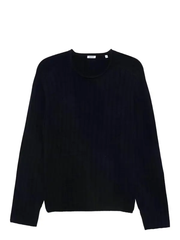 Aspesi Ribbed Knit Sweater - Blue