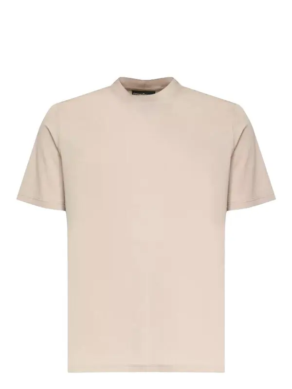 GIULIANO GALIANO Round-neck Short-sleeves T-shirt - Neutrals