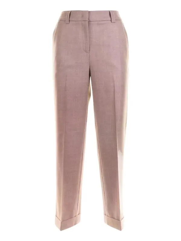 VIA MASINI 80 Cuffed Trousers - Pink