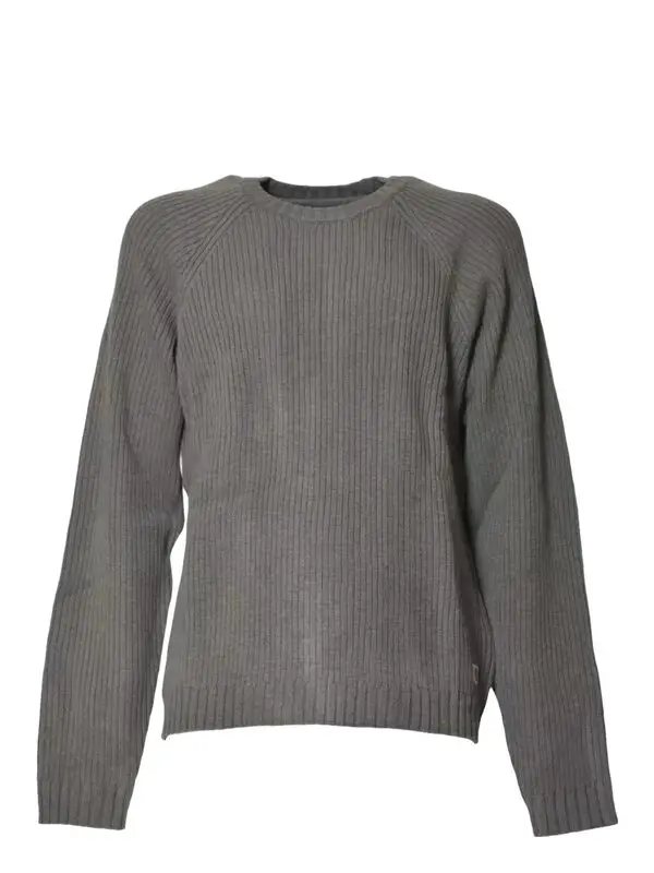 Dickies Ribbed Crew-neck Sweater - Grey