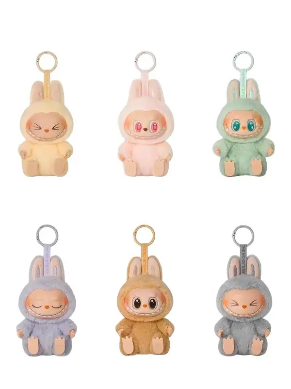 POP MART Labubu The Monsters Have A Seat Series Vinyl Plush Pendant Blind Box - Neutrals