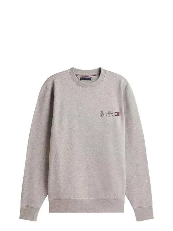Tommy Hilfiger Logo Graphic Sweatshirt - Grey