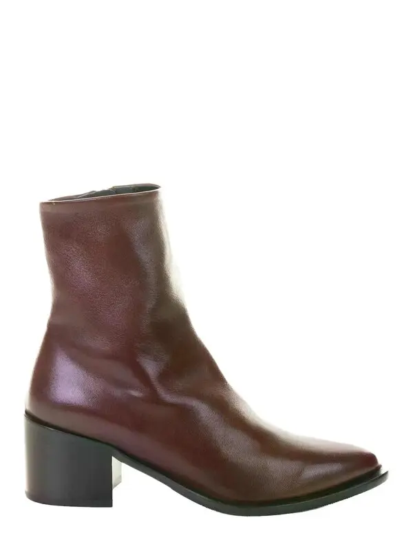 LORENZO MASIERO Lucrezia Nappa-leather Boots - Brown