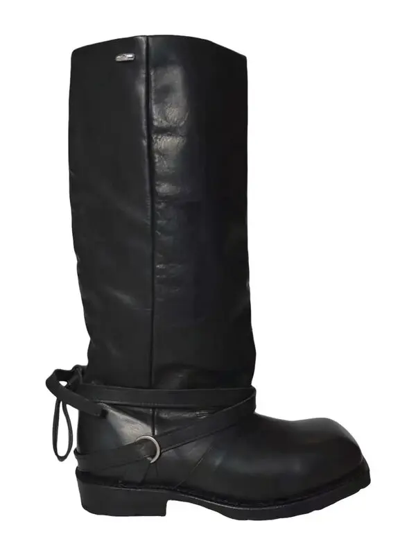 Our Legacy High Engine Strap Boots - Black