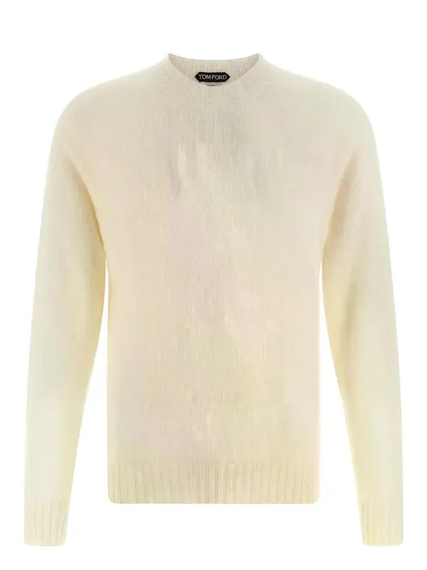 TOM FORD Crew-neck Cashmere Sweater - Neutrals