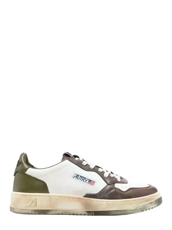 AUTRY Logo-patch Sneakers - White