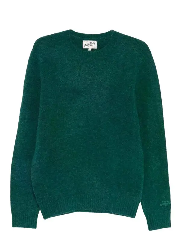 MC2 SAINT BARTH Alpaca Wool Sweater - Green