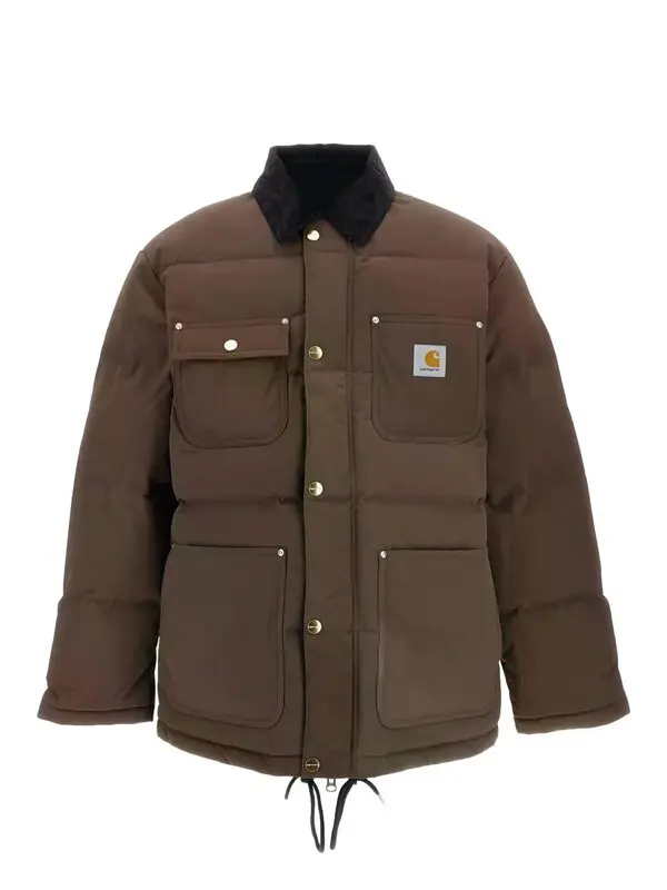 Carhartt Work In Progress Rayler Flap-pocket Puffer Jacket - Brown