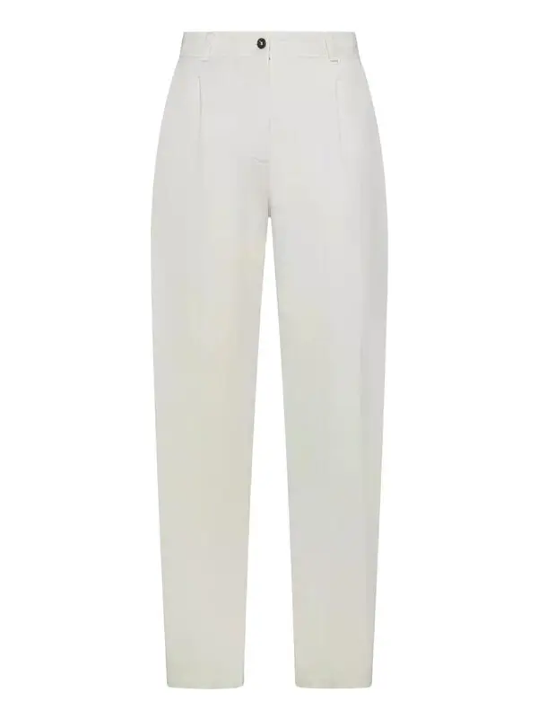 Seventy Button Trousers - White