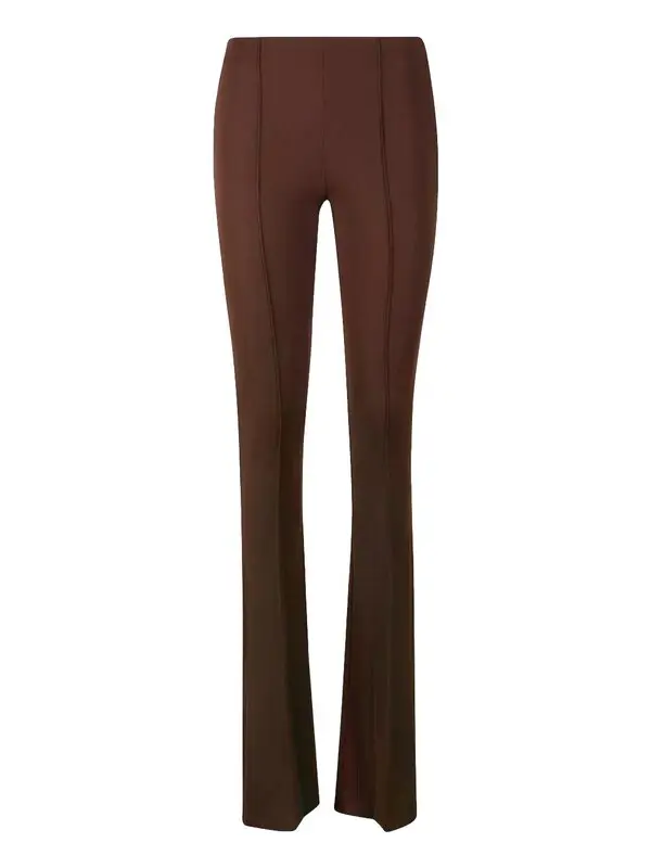 THE NEW ARRIVALS ILKYAZ OZEL Seam Detail Trousers - Red