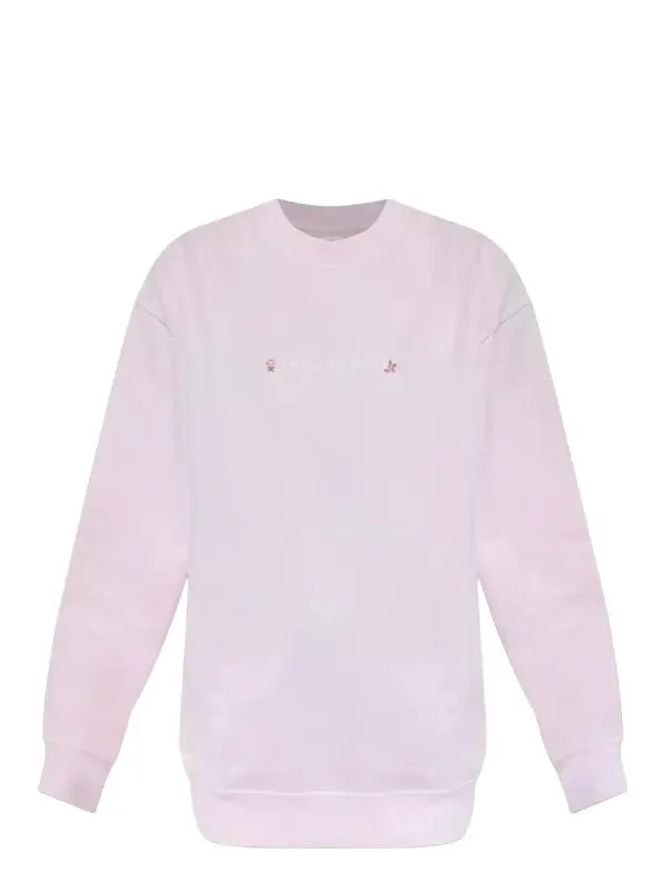LoveShackFancy Palo Embroidered Sweatshirt - Pink