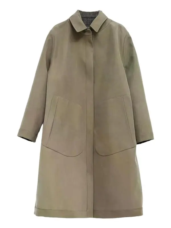 THE ROW Palo Plaid-pattern Reversible Coat - Neutrals