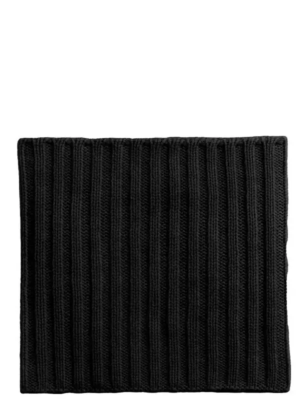 Chinti & Parker Ribbed Snood - Black