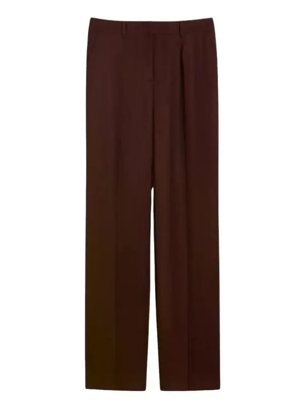 Max Mara Pleated Trousers - Brown