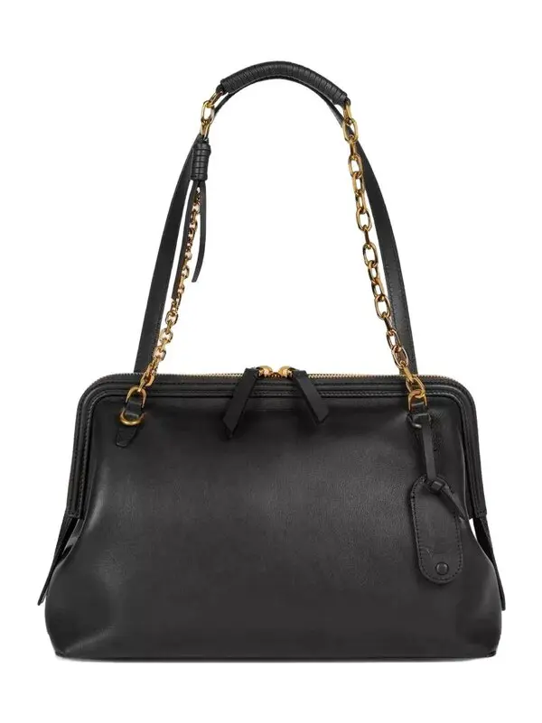 Etro Shoulder Bag With Chain Handle - Black