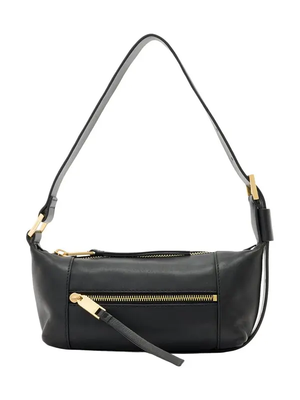 ALLSAINTS Mini Vega Leather Shoulder Bag - Black
