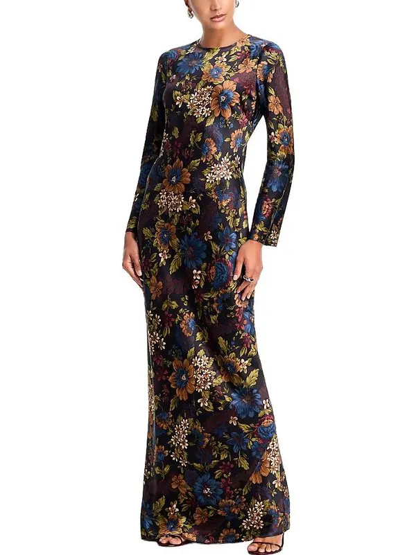 Veronica Beard Gemma Maxi Dress - Black Multi