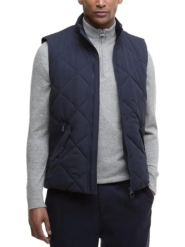 Barbour City Chelsea Quilted Vest - Dark Navy/ Midnight Oak