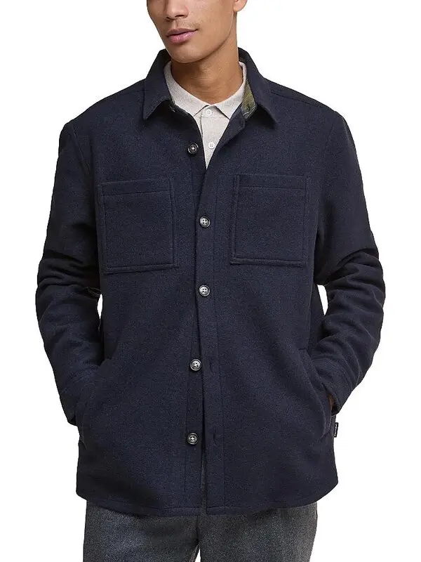Barbour Marlow Relaxed Fit Overshirt - Navy Marl