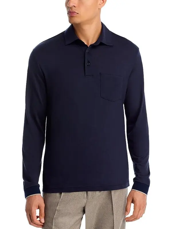 Herno Wool Polo - Navy