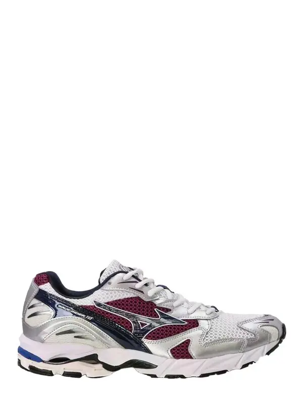 Mizuno Wave Rider Panelled Sneakers - Grey