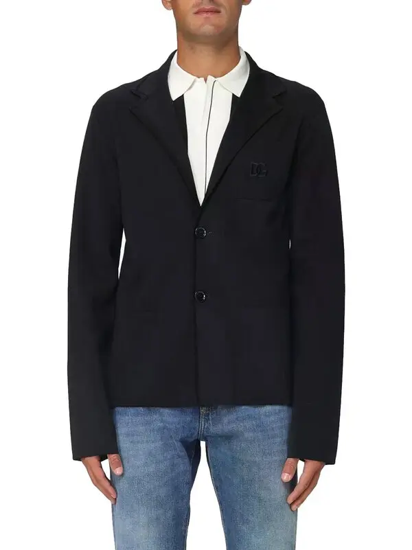 Dolce & Gabbana Logo-detail Blazer - Black
