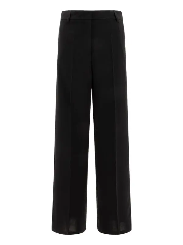 SEMPER Wide Leg Palazzo Pants - Black