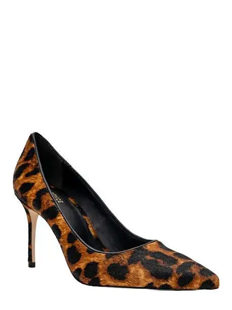 L'Agence Maelle Calf Hair Pumps - Leopard Hair Calf