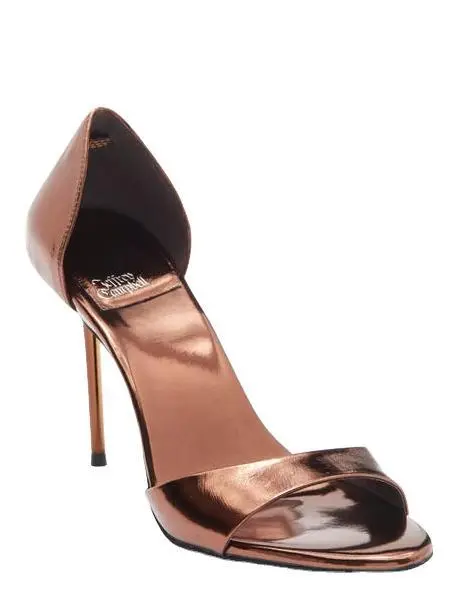 Jeffrey Campbell Cheat Code Stiletto Sandal - Bronze Metallic