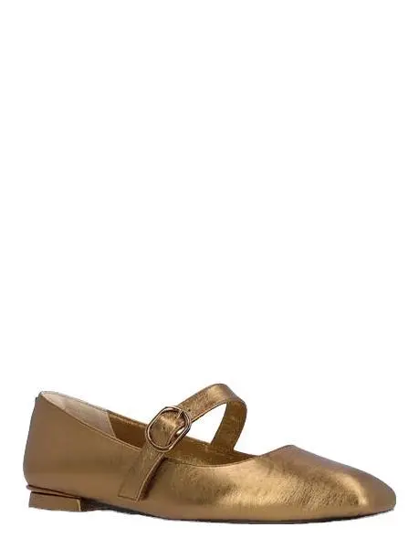 J. Reneé Faron Mary Jane Flat - Bronze
