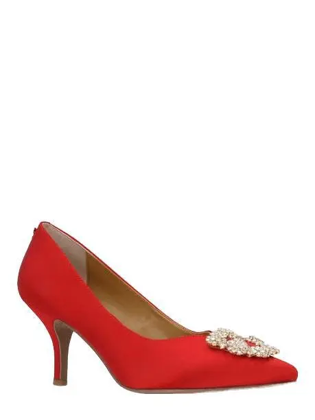 J. Reneé Ezara Pointed Toe Pumps - Red