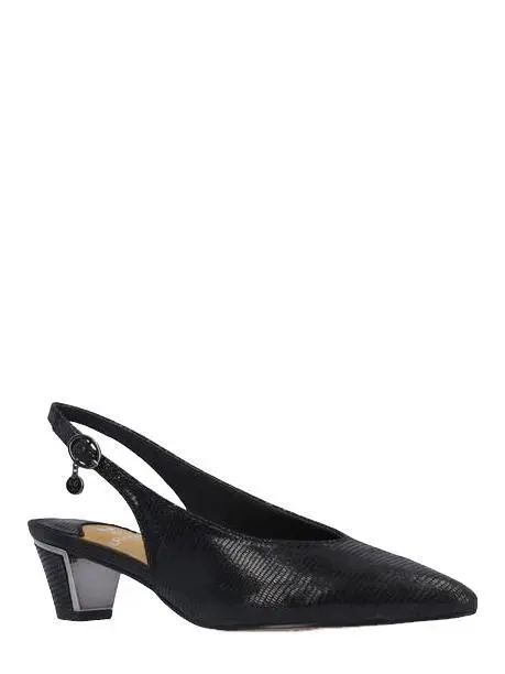 J. Reneé Darra Slingback Pointed Toe Pump - Black