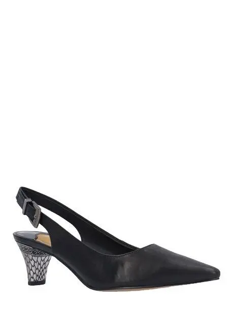 J. Reneé Mayetta Slingback Pointed Toe Pump - Black