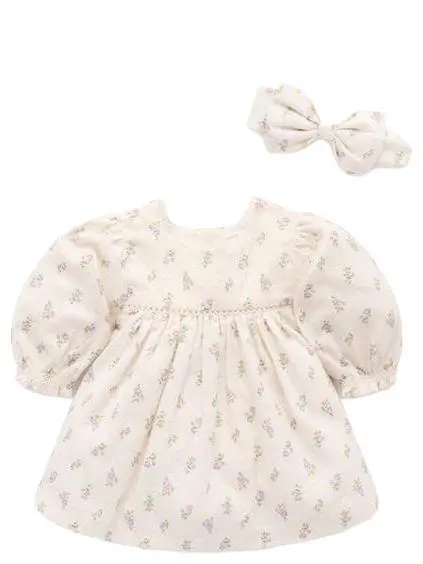 PUREBABY Primrose Dress & Headband Set - Primrose Print