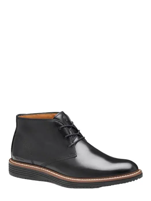Johnston & Murphy Upton Chukka - Black Full Grain