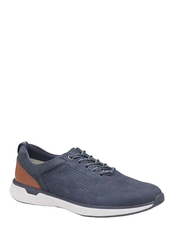 Johnston & Murphy Prentiss 2 Waterproof Sneaker - Navy Tumbled Nubuck