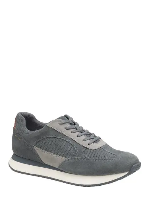 Johnston & Murphy Chase Perforated Sneaker - Gray Suede