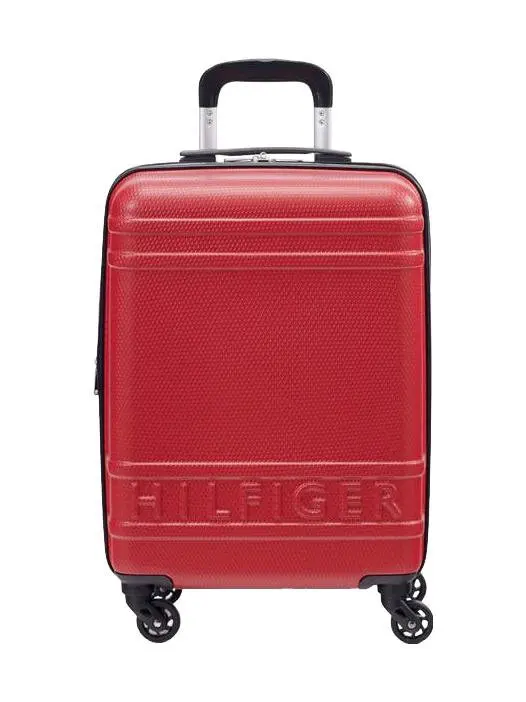 Tommy Hilfiger 20-inch Upright Suitcase - Red