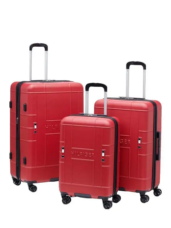 Tommy Hilfiger 3-piece Luggage Set - Red