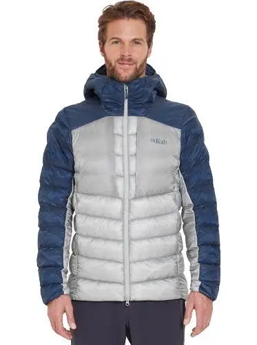 RAB Cirrus Ultra Hooded Jacket - Tempest Blue/light Zinc