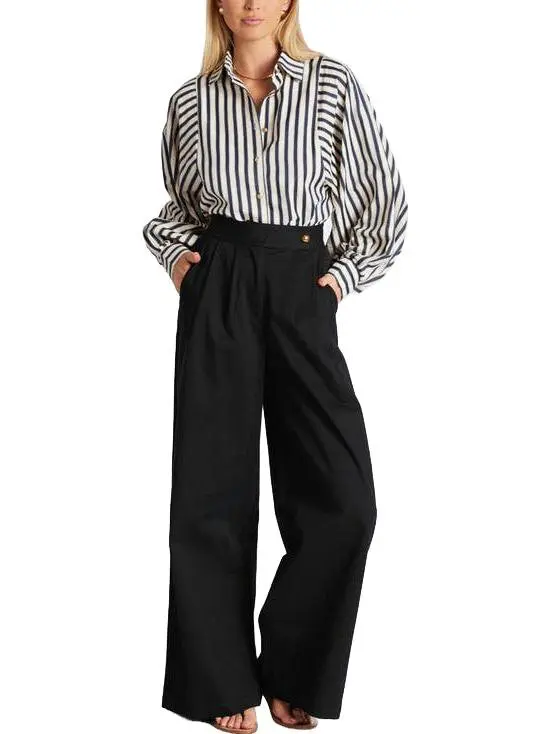 BISHOP + YOUNG Alessandro Wide Leg Pant - Black