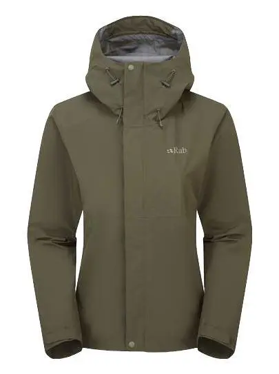 RAB Downpour Waterproof Jacket - Army