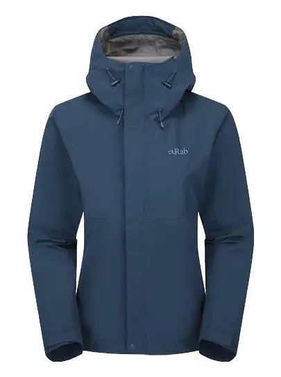 RAB Downpour Waterproof Jacket - Tempest Blue