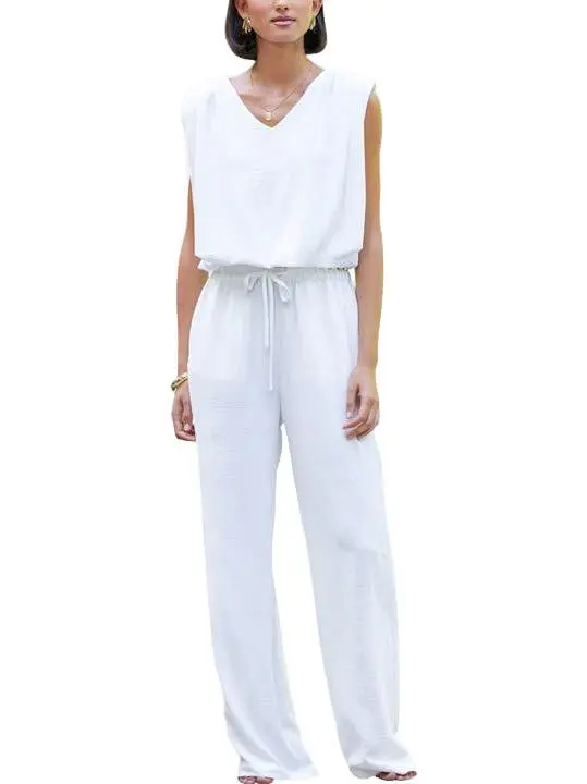 BISHOP + YOUNG Serafina Drawstring Pant - White