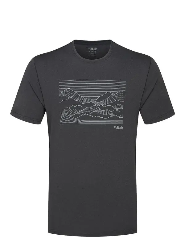 RAB Mantle Outline T-shirt - Ebony