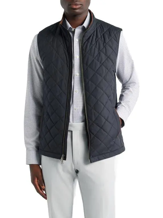 Mizzen+main Brentwood Quilted Vest - Black