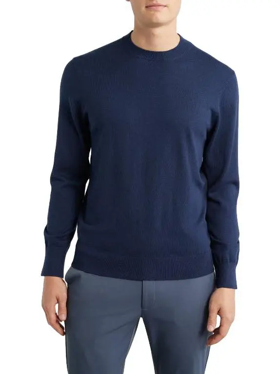 Mizzen+main Heritage Crewneck Sweater - Navy
