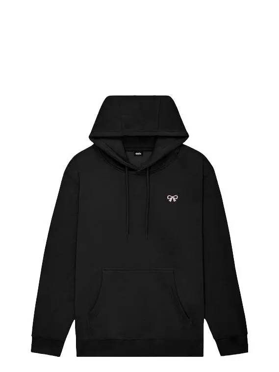 DALIX Bow All Day Midweight Hoodie - Black