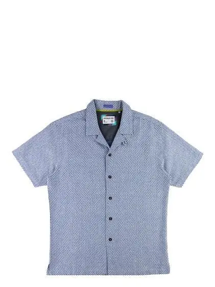 Sovereign Code Riviera Shirt - Blue Zig Zag