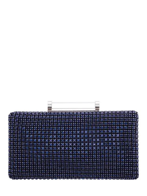Nina Gracious Crystal Clutch - Navy